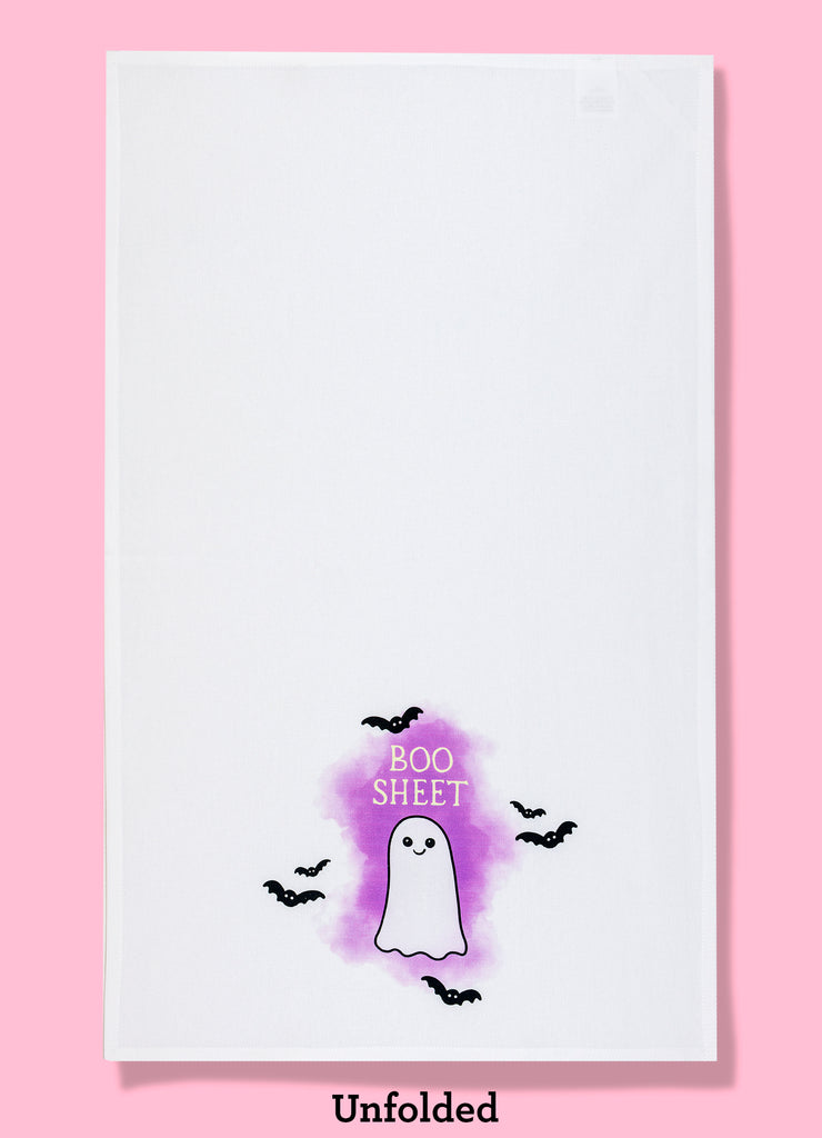 Boo Sheet Halloween dishtowel – Bad Grandma Designs