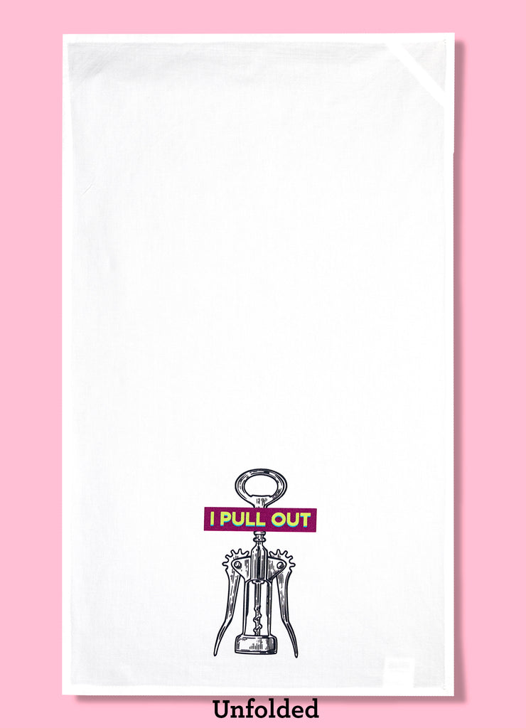I PULL OUT dishtowel - Wine towel – Bad Grandma Designs